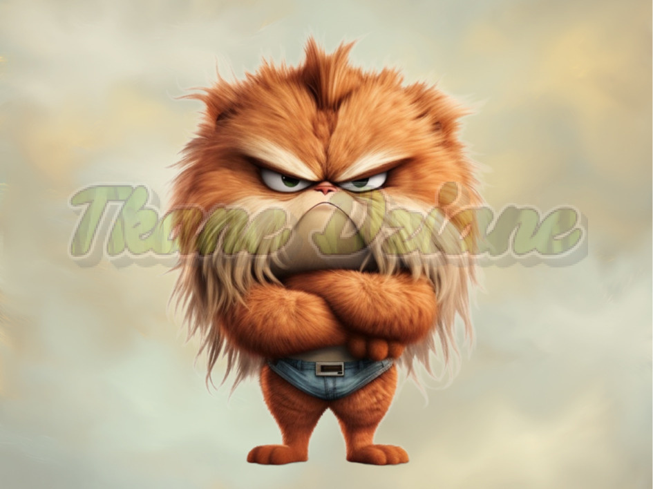 TkaneDziane.pl > PANEL DRUKOWANY WŚCIEKŁY RUDY KOT TŁO ZŁ WŚCIEKŁE KOTY NR 12